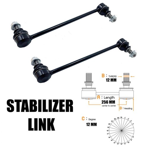 2X Stabilizer Link Front For Mazda Bt-50 Ford Ranger T6 2Wd 2012-2017 ...