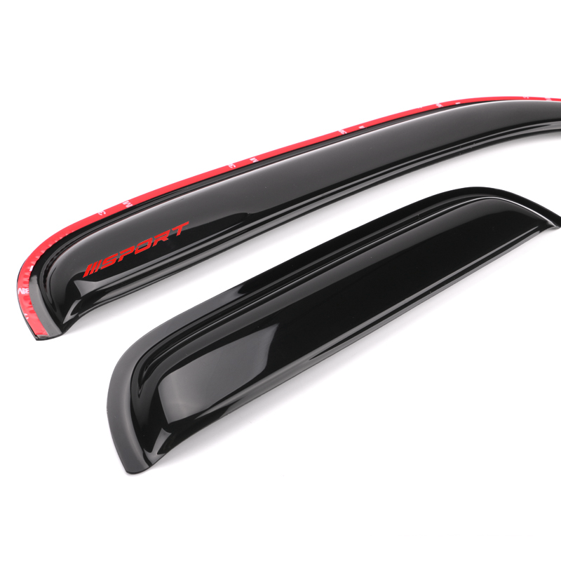 Fits 99-11 Ford Ranger Window Visor Rain In Channel Rain Deflector w ...