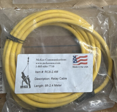 McKee HoistCom Relay Cable Male to Female Wire RC8 - 2.4M 8FT-2.4Meter ...