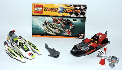 LEGO 8897 World Racers Jagged Jaws Reef 100% Complete w/ Manual | eBay