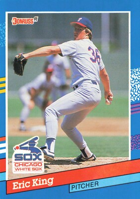 Eric King Chicago White Sox 1991 Donruss Baseball Card MLB #271 | eBay