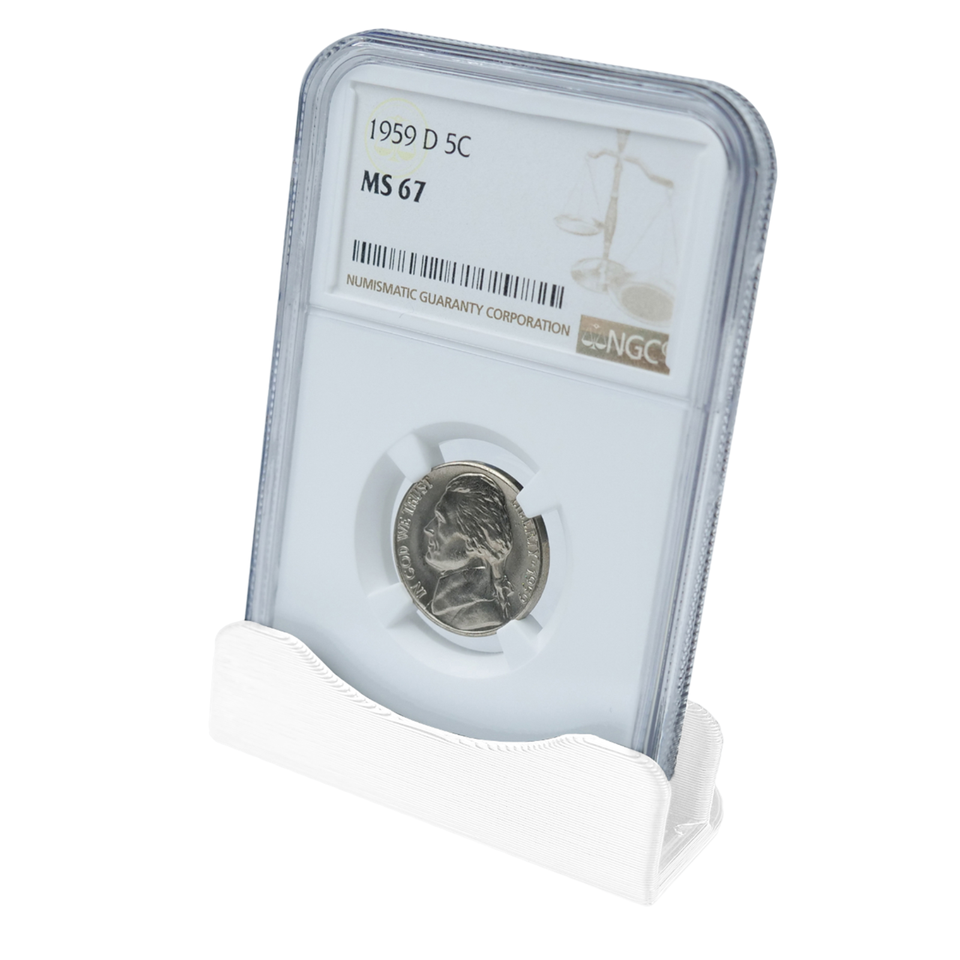 (10) PCGS Coin Slab Holder Display Stand NGC Coins Holders Case Storage ...