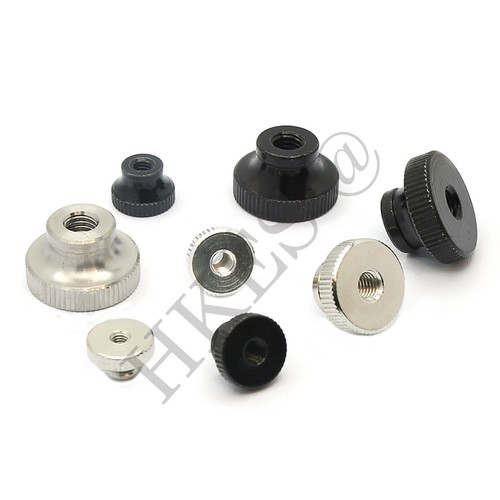 Leveling Knurled Thumb Nuts Carbon Steel Zinc/Ni-Plated M2 M2.5 M3 M4 ...