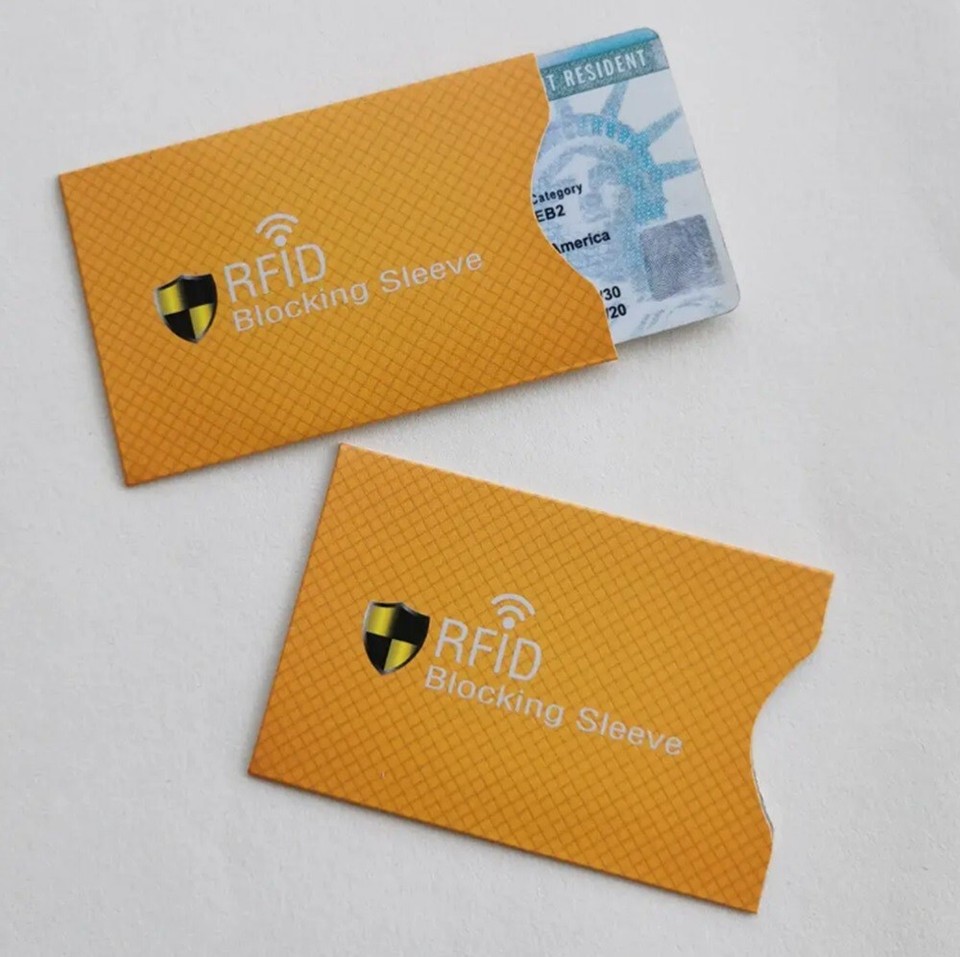 15 RFID Blocking Sleeves – Credit Card Protectors Theft-Resistant ...