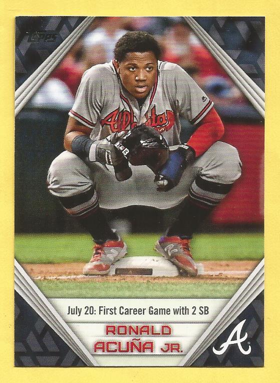 RONALD ACUNA JR. Rookies, Singles & Inserts (With Pictures) / You Pick ...
