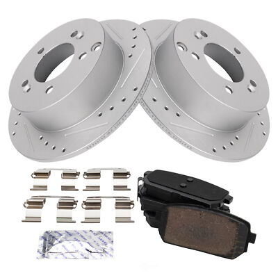 Disc Brake Kit-Performance Brake Pad and Rotor Kit TRQ fits 2007 Kia ...