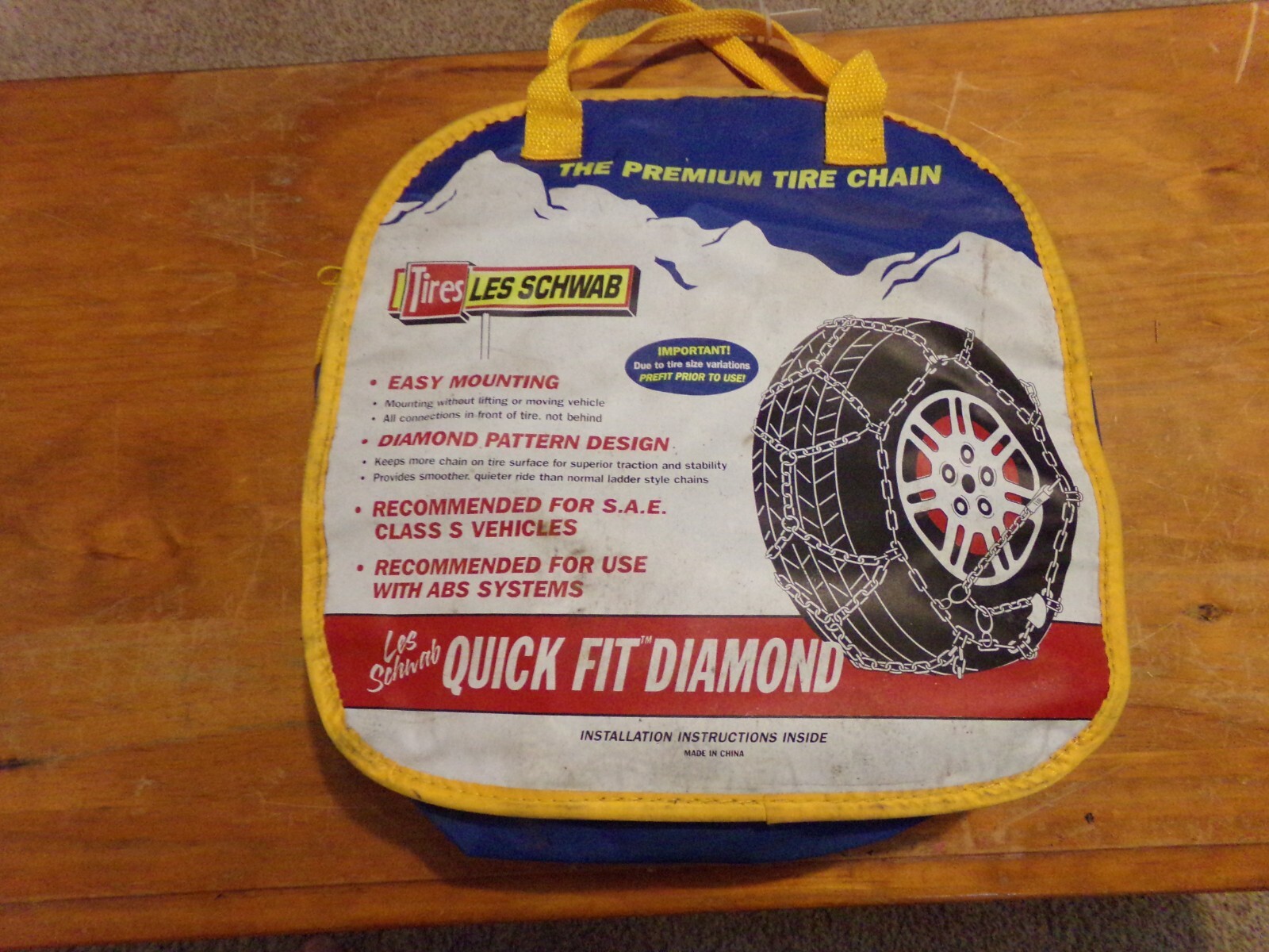 Alpine Premier Les Schwab Tire Snow Chains 1545 for sale online | eBay