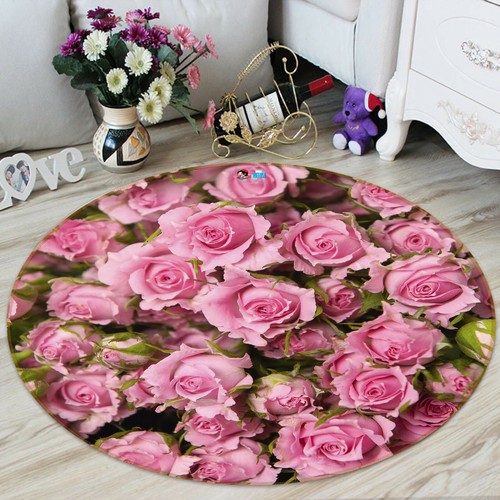 3D Pink Rose ZHUA2086 Game Non Slip Rug Mat Photo Carpet Zoe | eBay ...