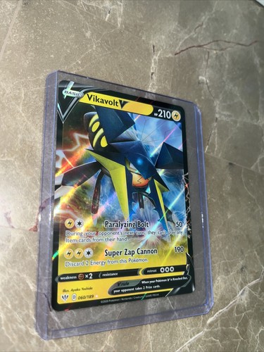 Pokémon TCG Vikavolt V Darkness Ablaze 060/189 Holo Ultra Rare | eBay
