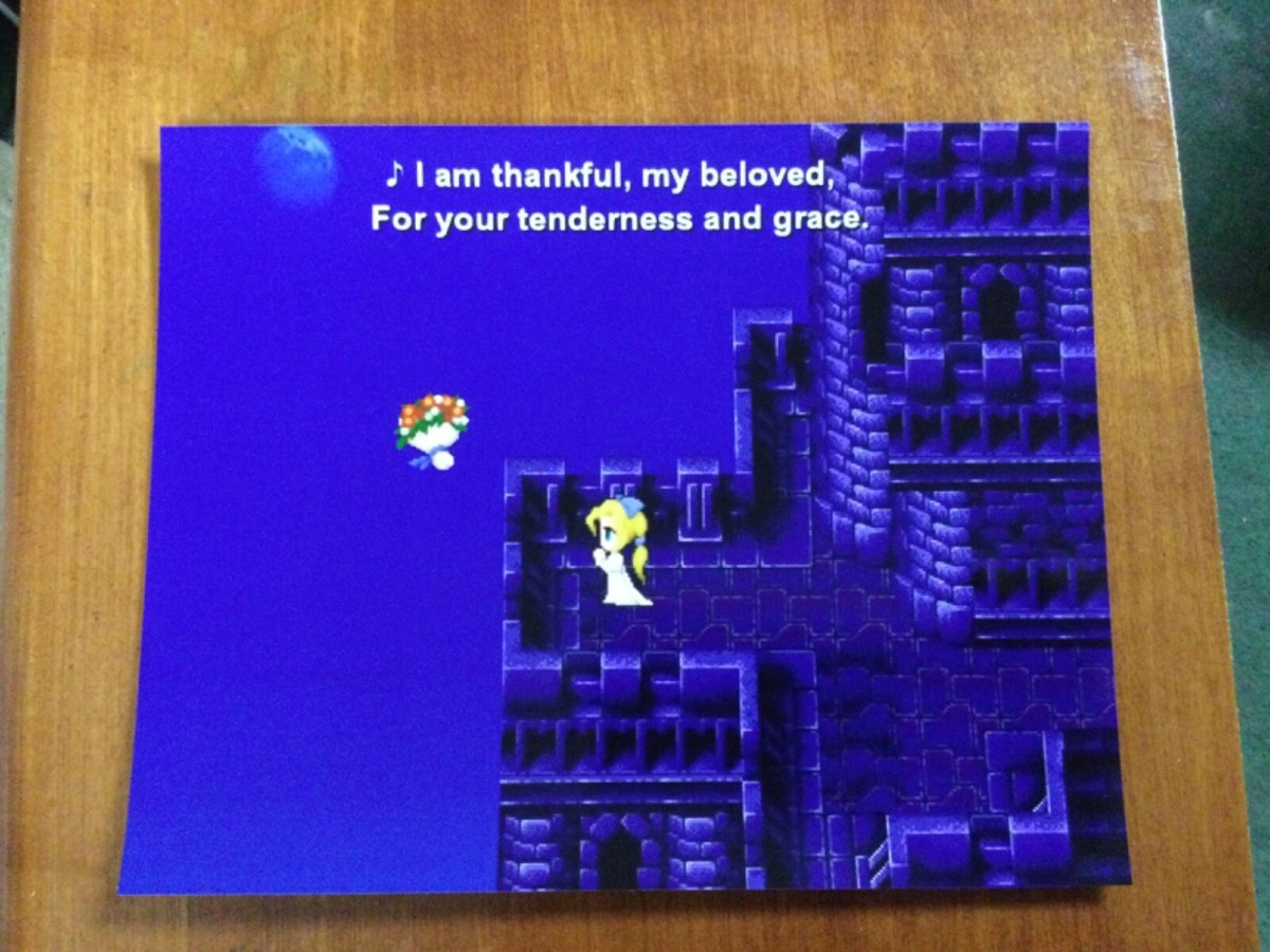 Celes Opera Scene Final Fantasy VI Cross Stitch Pattern Celes Chere