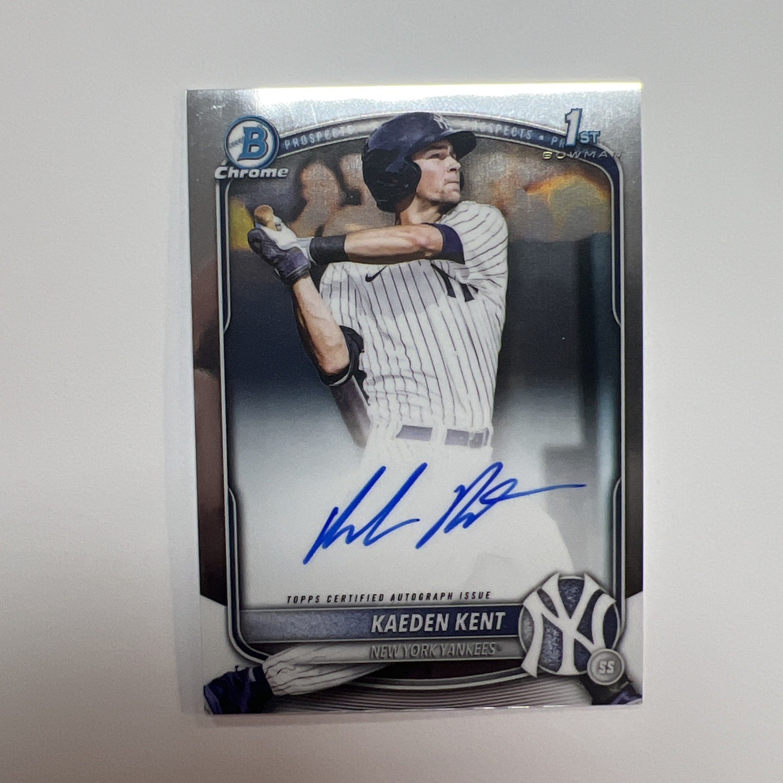 Kaeden Kent 2025 Bowman Chrome Prospect Autograph Auto Refractor CPA ...