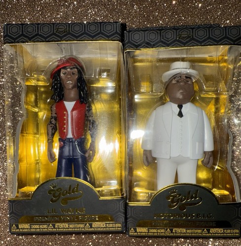 Funko Gold Premium Vinyl Figurine Lot/ Bundle Rappers Lil Wayne ...
