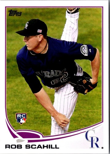 2013 Topps Rob Scahill #185 Colorado Rockies Baseball Card | eBay