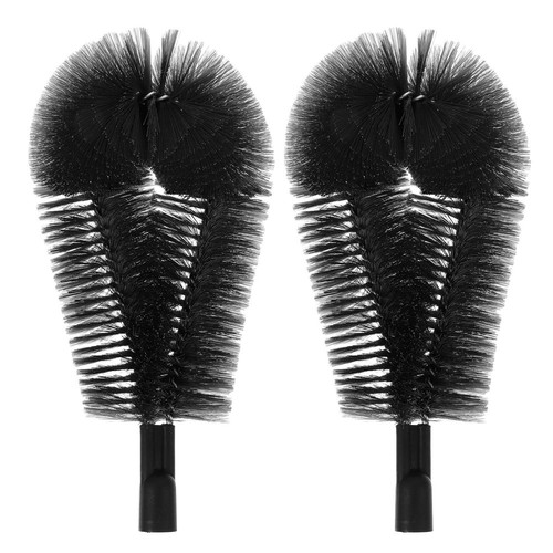 2 PCS Pipe Brush Head Gutter Broom Guard Cleaning Attachment | eBay