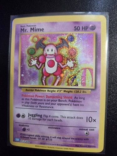 Mr. Mime 013/034 Trading Card Game Classic Holo | eBay