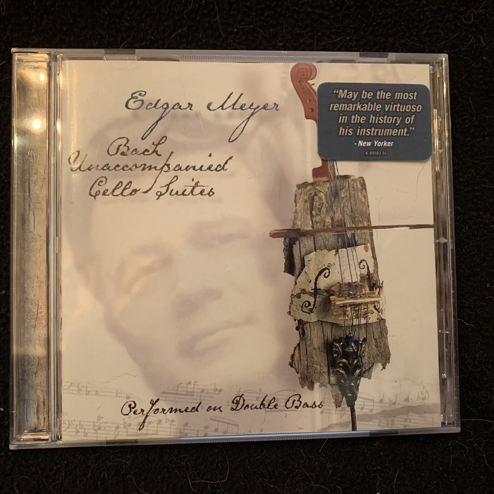 EDGAR MEYER bass - BACH Solo Cello Suites #1, 2 & 5 - SONY CD 2000 NM w ...