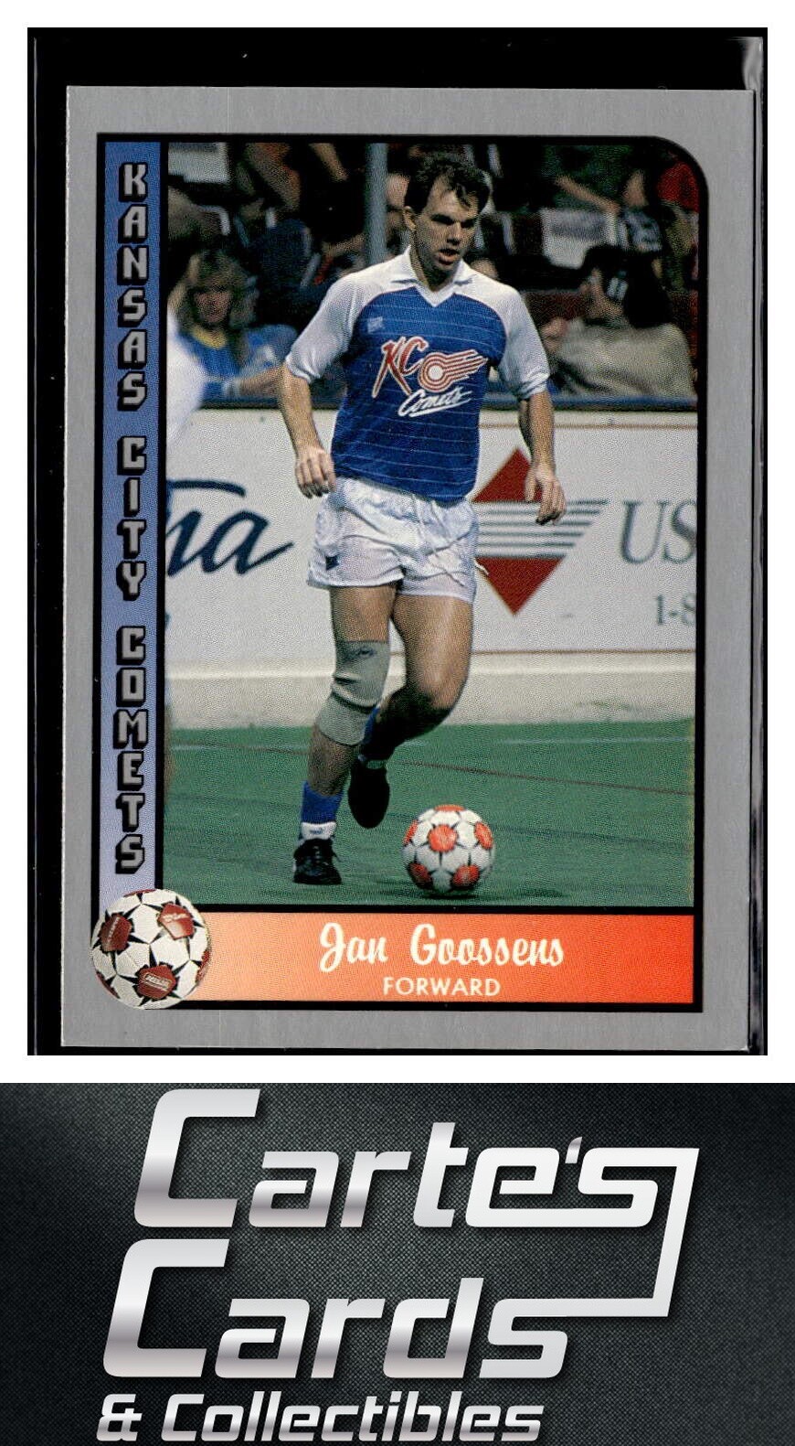 Jan Goossens 1990-91 Pacific MSL #83 Kansas City Comets | eBay