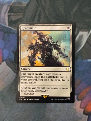 Reanimate | 7% Off 2+ | UB: LOTR | NM | MTG | eBay
