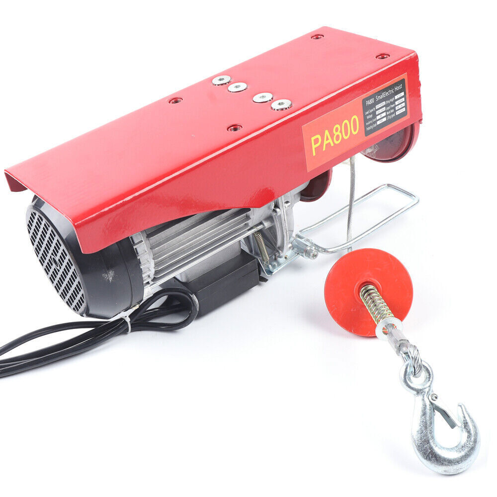 800/1000kg Electric Winch Scaffold Hoist Winch Crane Garage Workshop ...
