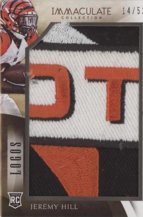 2014 Panini Immaculate Collection - Logos Jeremy Hill #IM-JH /52 (MEM ...