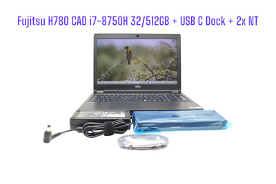 Fujitsu Celsius H780 i7-8750H 32GB RAM 512 SSD NVMe 15,6 FullHD + Dock + 2NT | eBay.de