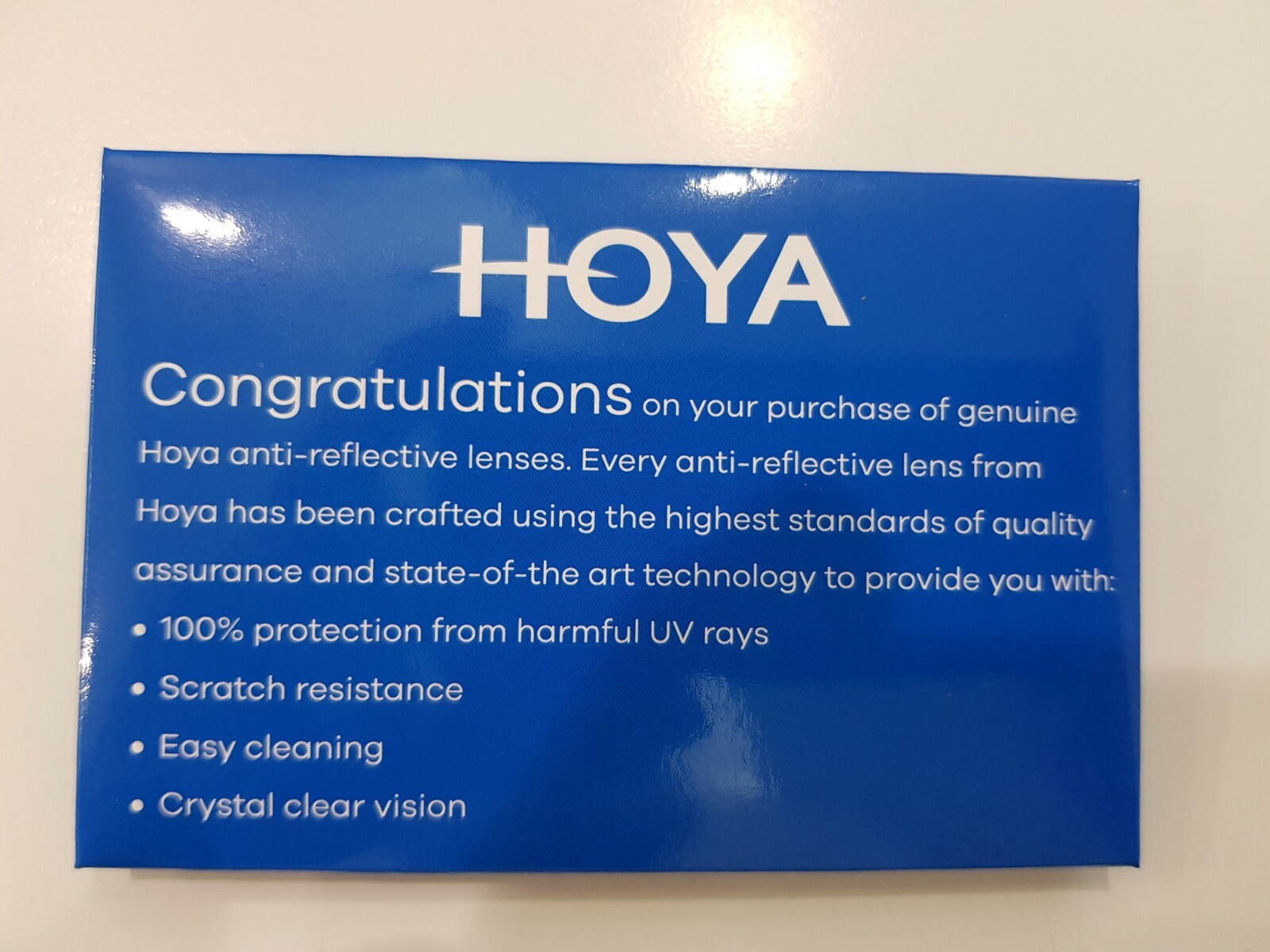 3 x HOYA SPECTACLE CLEANING CLOTHS MICROFIBER for use with blue ...