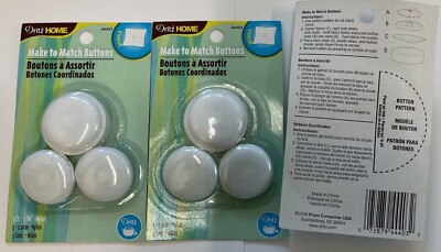 DRITZ HOME #44403 MAKE TO MATCH BUTTONS - 1 1/8" - NYLON - 3 PACKS PER ...