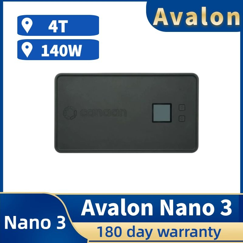 New Avalon Nano 3 Bitcoin Miner140W Home Quiet Asic Miner with PSU ...