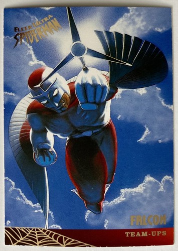 FALCON 1995 FLEER ULTRA SPIDER-MAN MARVEL CARD #116 ARTIST: PETER ...