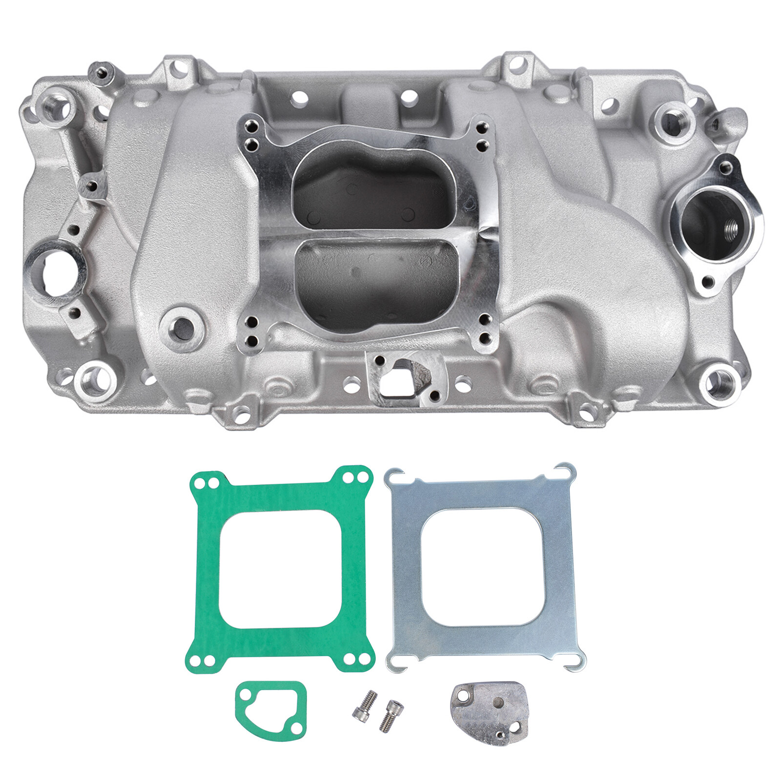Dual Plane Intake Manifold W/ gaskets for 1965-2000 Chevy Big Block V8 ...