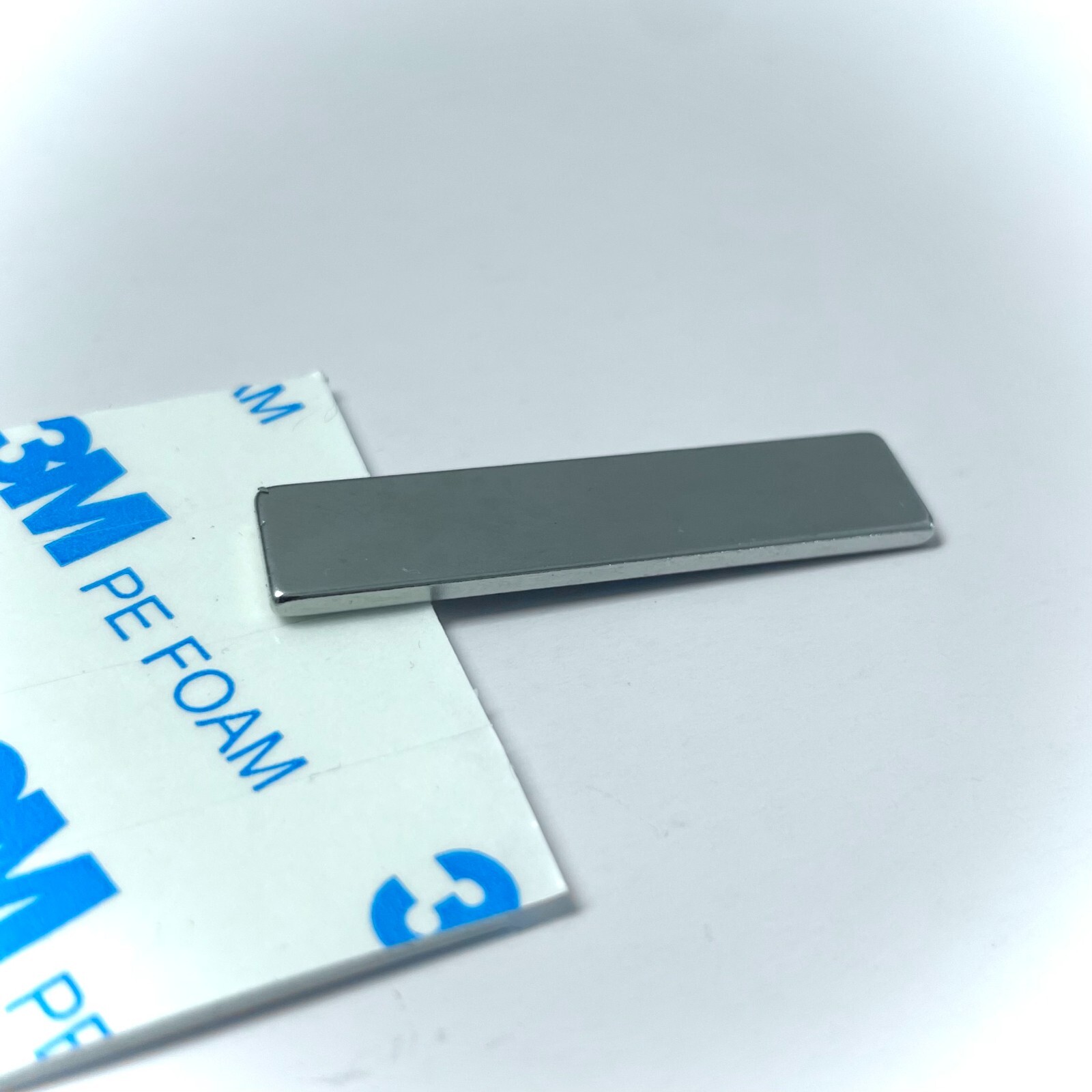 4 x Neodymium Rectangle Magnets with 3M Foam Sticker/Adhesive 40mm x ...