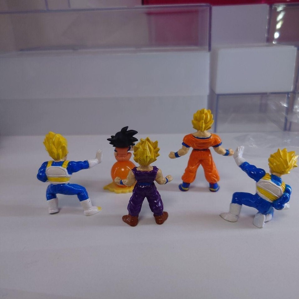 Dragon Ball Z Full Color Battle lot 5 Mini Figure Goku Gohan Vegeta ...