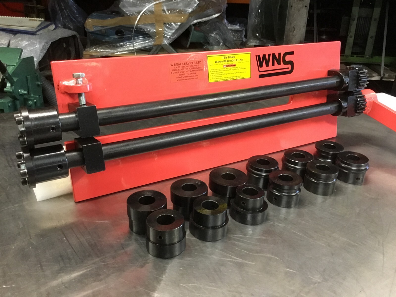 WNS Bead Roller Rolling Machine Swager Bead Former 464mm 18