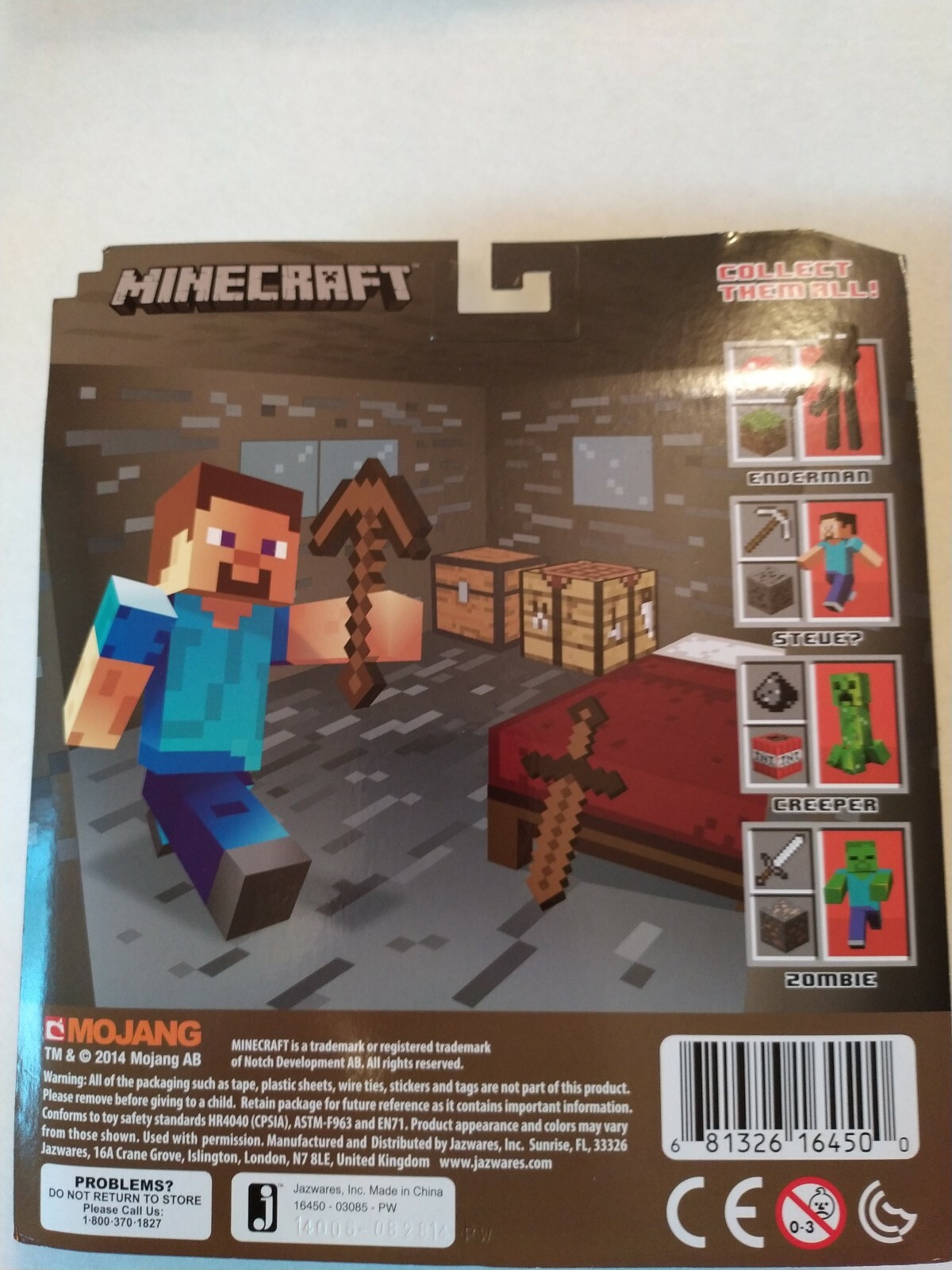 MINECRAFT Series 1 Overworld Survival Pack Figure & Accessories ...