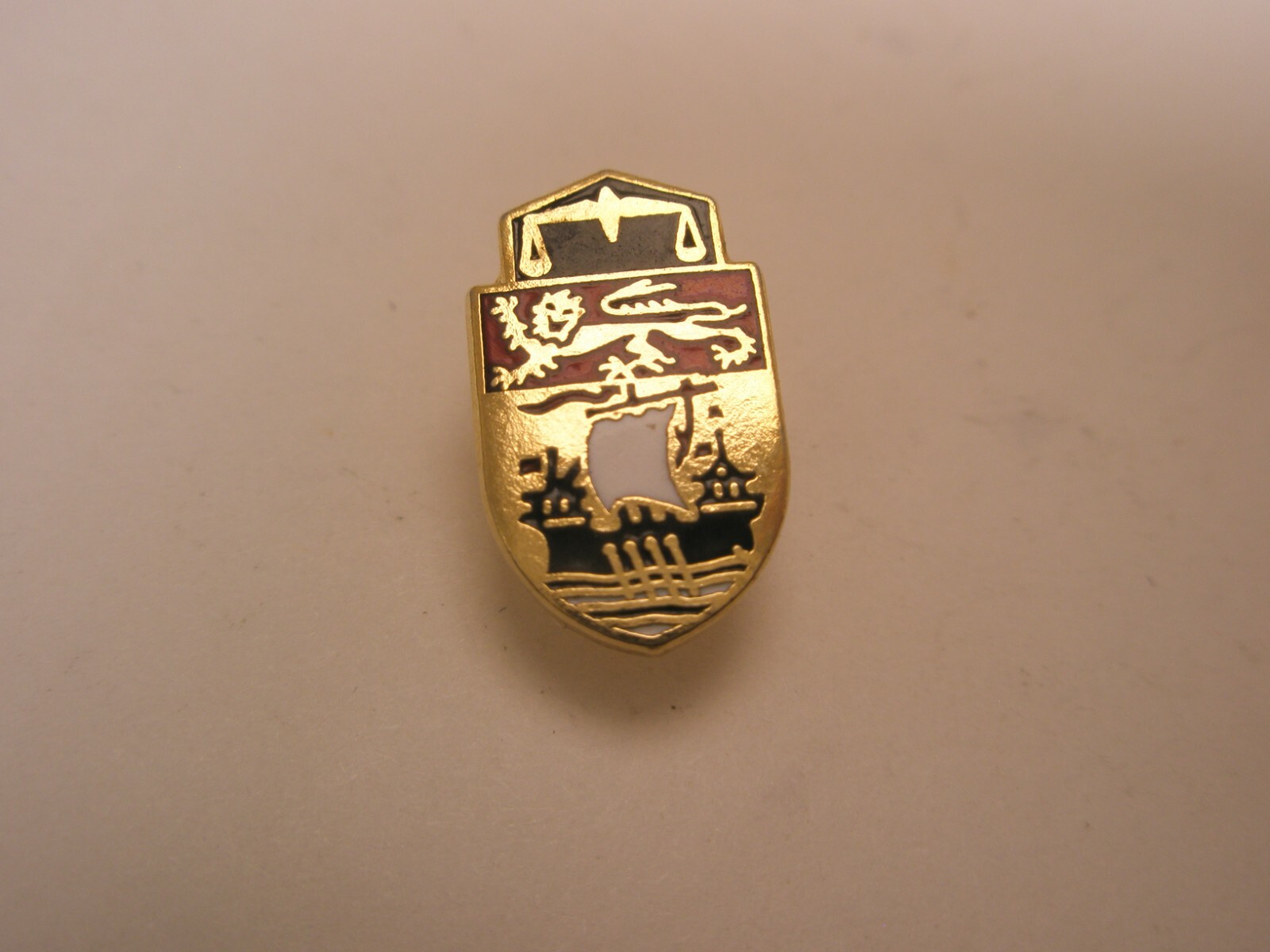 New Brunswick Canada Flag Coat of Arms Vintage TINY SMALL Tie Tack ...