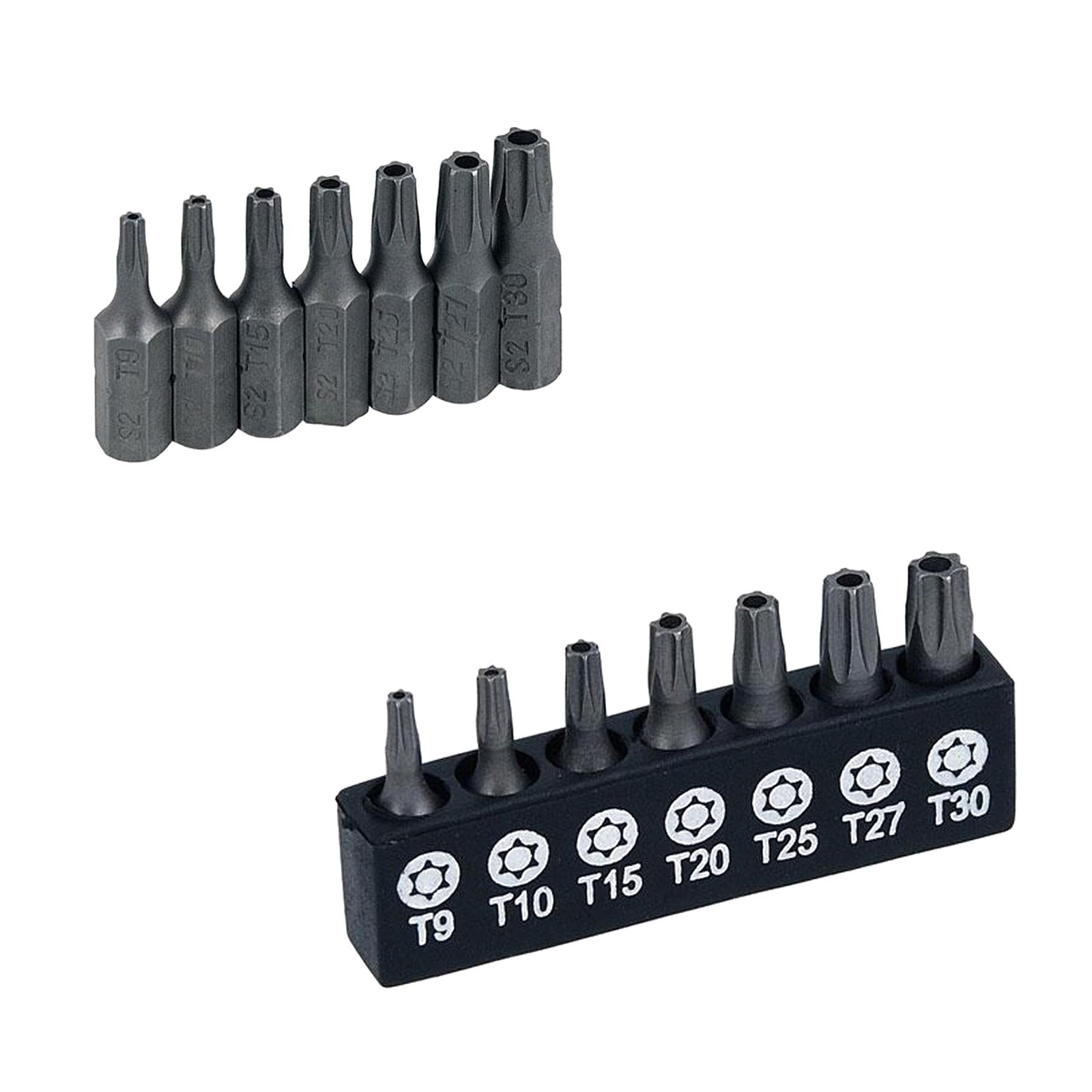 7PCS Torx Star Security Bit Set Screwdriver Power Drive With Hole ...