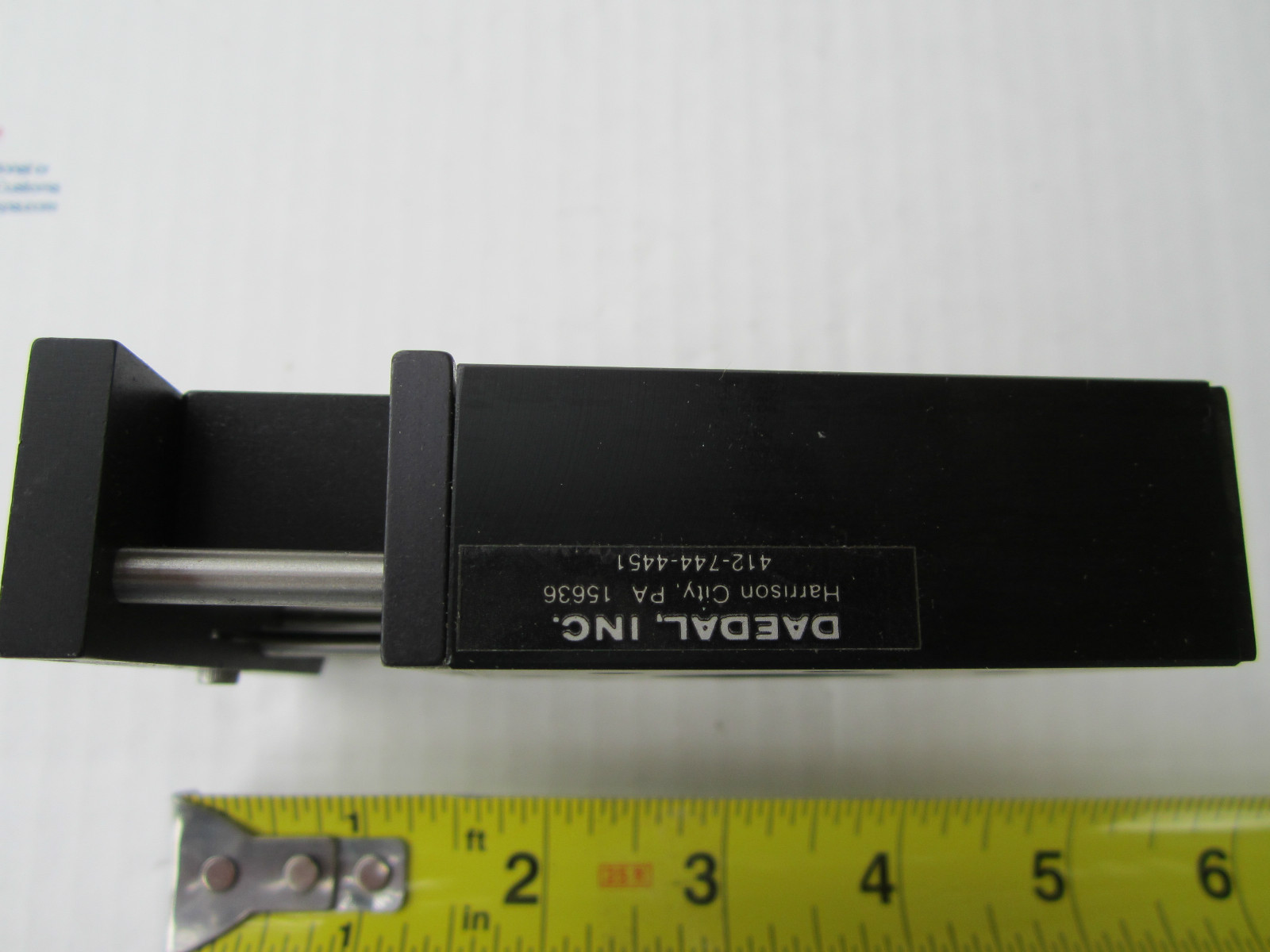 PARKER DAEDAL STAGE MICROMETER POSITIONING POSITIONER OPTICS ...