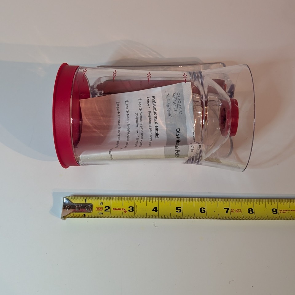 Pancake Cupcake Batter Pour Dispenser Waffle Maker, Measuring Label ...