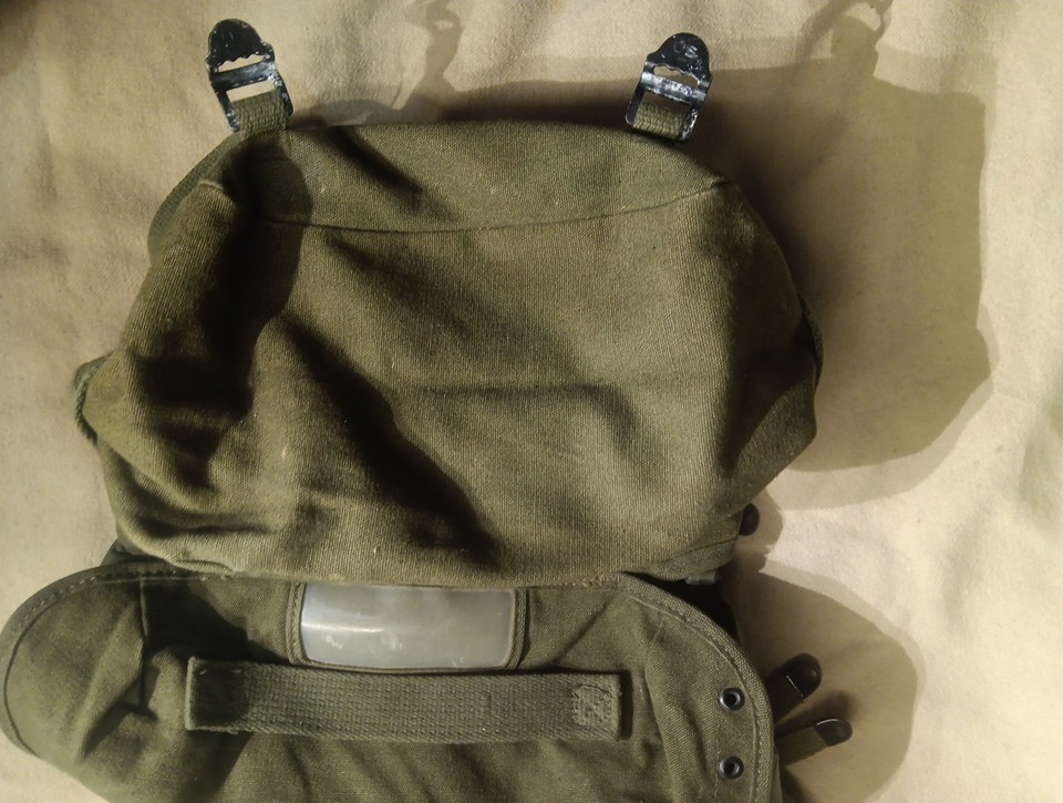 Vietnam War Era Pack Field Canvas Combat USMC Field Gear 1970 Dated ...