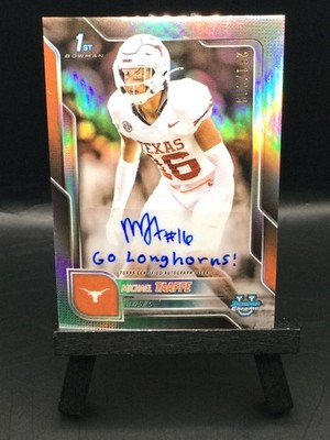 2025 Bowman University Chrome Michael Taaffe #BCA-MT Auto Refractor ...