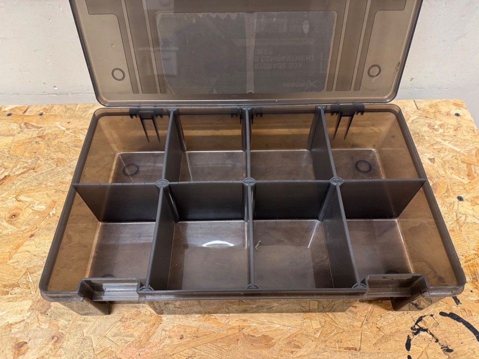 MATCH COARSE FISHING TACKLE - MATRIX 8 COMPARTMENT STORAGE, LURE ...