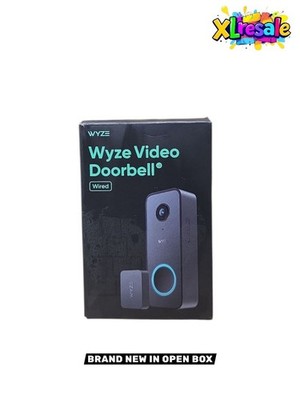 Wyze Video Doorbell v2 Wired 2K HD Cam 2-Way Audio Night Vision Smart ...