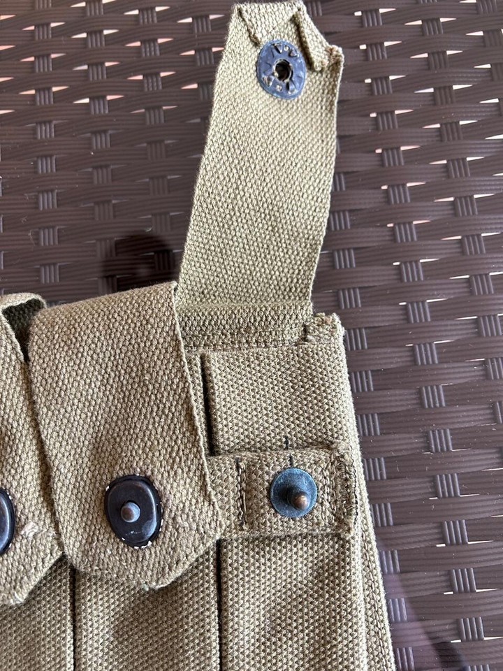 Original US Thompson WWII 5-piece Magazine Pouch World War II 5cell ...
