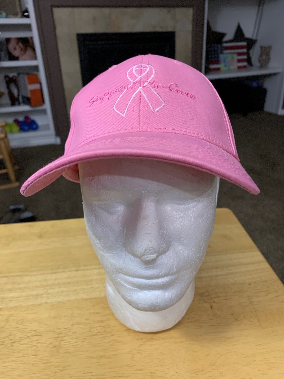 Support The Cure Pink Breast Cancer Baseball Hat | eBay