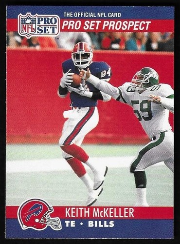 1990 Pro Set Keith McKeller #726 RC Buffalo Bills | eBay