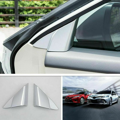 For Toyota Camry 2018-2020 Matte Silver Front A-Pillar Triangle Frame ...