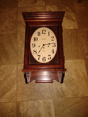 Ethan Allen Solid Wood Westminster Chime Wall Clock Harris & Mallow | eBay