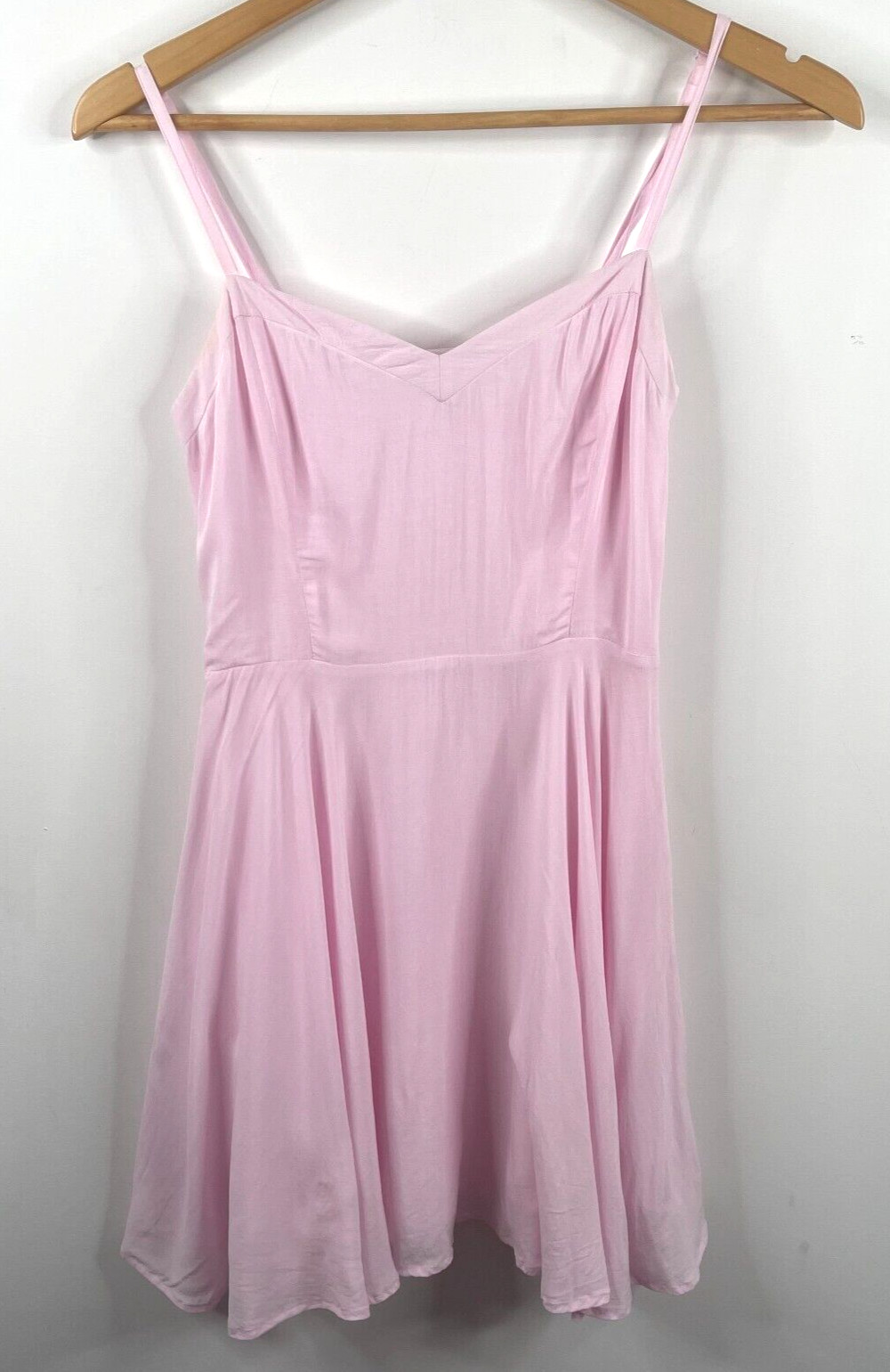 Aritzia Talula Lipinski Pink Spaghetti Strap Fit and … - Gem