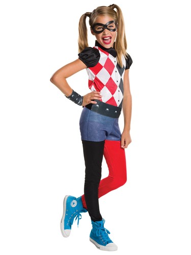 Dc Comics Harley Quinn Dcshg Kids Classic Dress Up Halloween Party ...