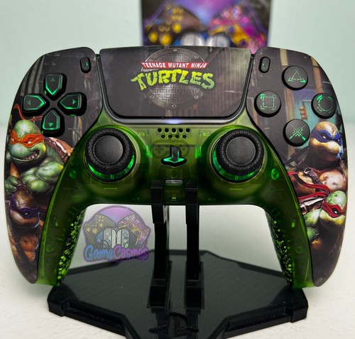 TMNT Teenage Mutant Ninja Turtles - RGB LED - Custom Controller For PS5 ...